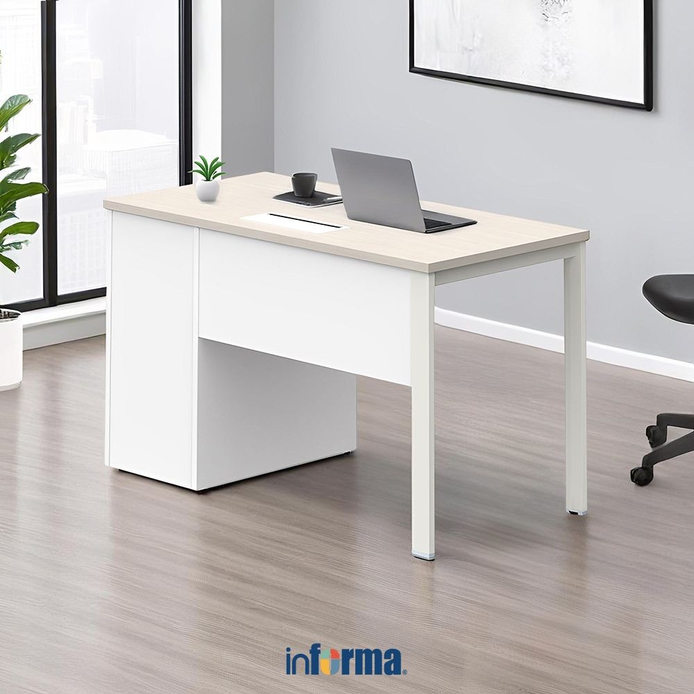 Jual Informa Sieben Meja Kantor 120 Iw - Putih Office Table Furnitur ...