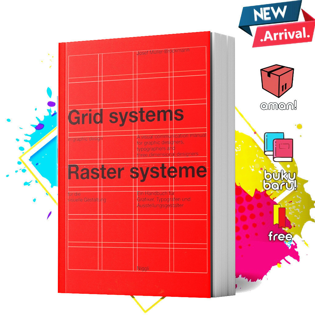 Jual Grid Systems in Graphic Design Raster Systeme Fur Die Visuele Gestaltung | Shopee Indonesia