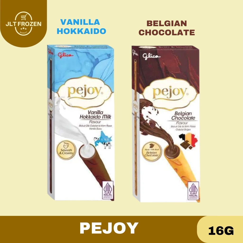 Jual Glico Pejoy Stick Biskuit 16g / Rasa Belgian Chocolate / Vanilla ...