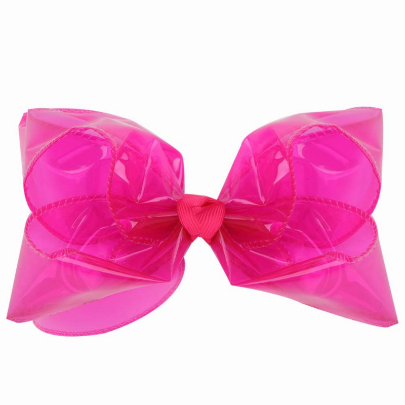 Jual 4" Waterproof Jelly Bows Hair Bows for Girls with Clips Glitter ...