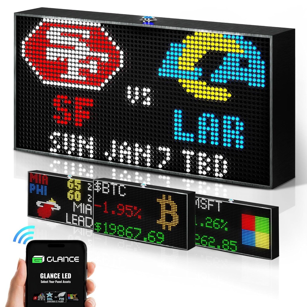 Jual PANELFI SN2000 Glance Led Ticker Display Real Time Stock Crypto ...