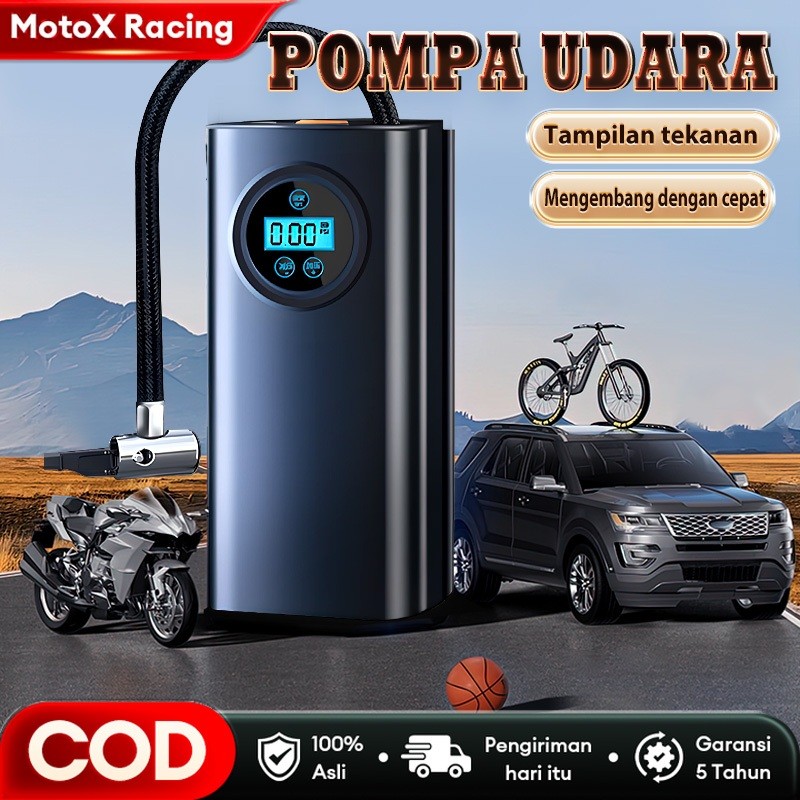 Jual Pompa Ban Motor Dan Mobil Electric Portable Electric Mobil ...