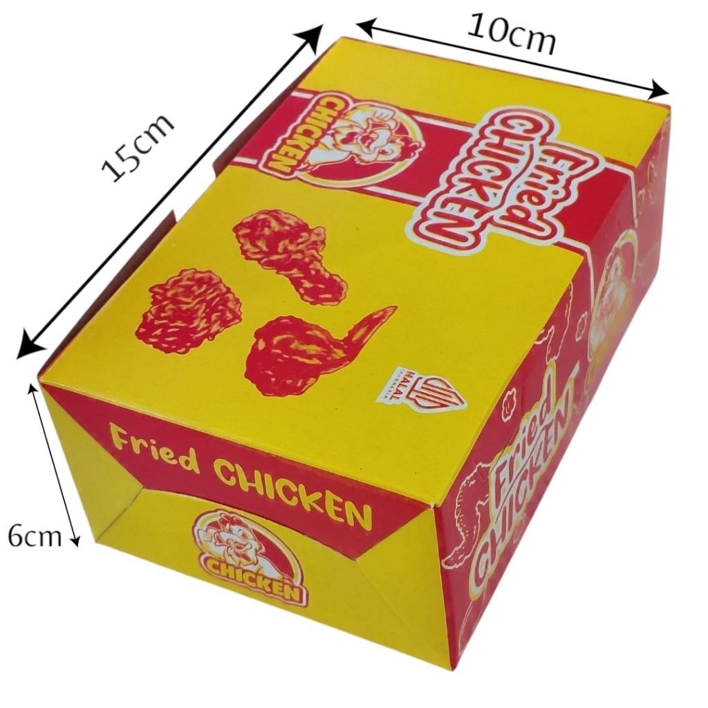Jual Box Fried Chicken | Kemasan Fried Chicken | Dus Fried Chicken ...