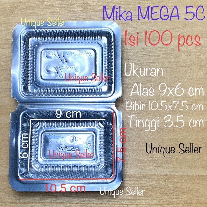 Jual Mika Mega 5C isi 100 pcs / Mika 5C isi 100 pcs / Mika 5 C Tebal ...