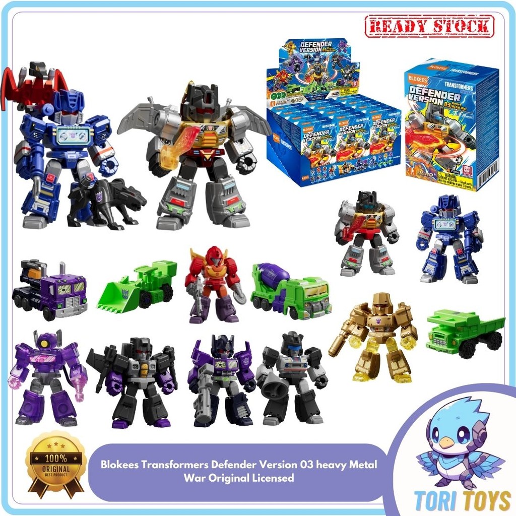 Jual Blokees Transformers Defender Version 03 Heavy Metal War Original ...