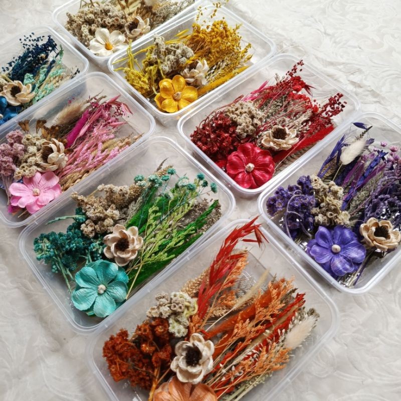 Jual PAKET BUNGA KERING TAPAK DARA bunga hias bunga mahar paket bunga ...
