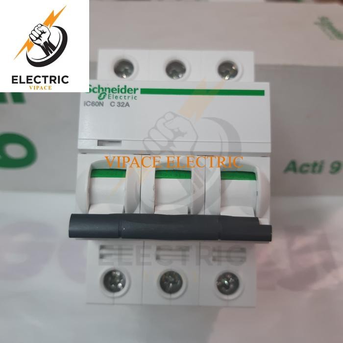Jual mcb ic60N C32A sampai 40A 3phase scheineder | Shopee Indonesia