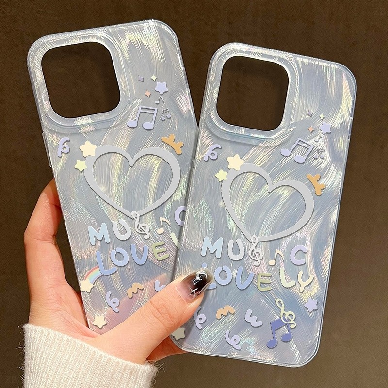 Jual V9H3 case IPhone Feather Hologram bahan premium Acrylic desain ...