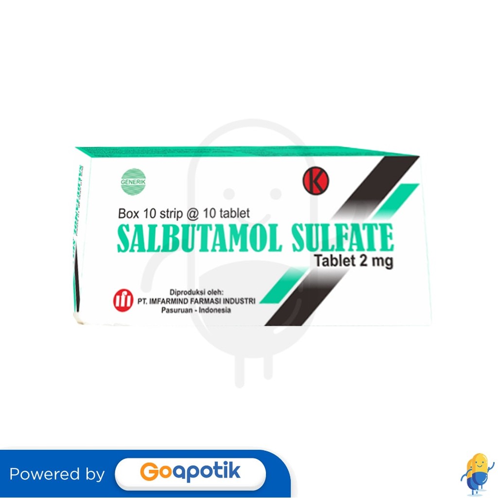 Jual Salbutamol Imfarmid 2 Mg Box 100 Tablet | Shopee Indonesia