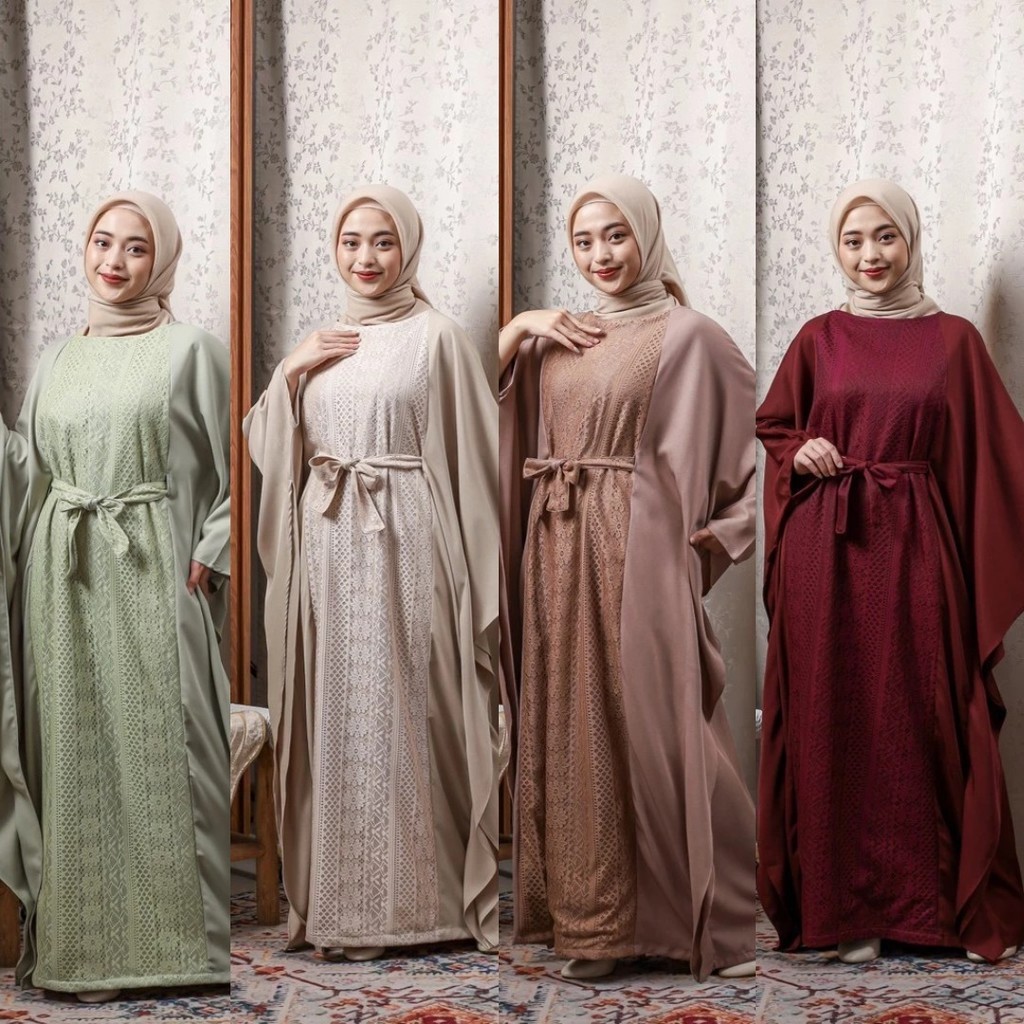 Jual [JENN&ROSE] SYAKILA RAYA KAFTAN GAMIS BRUKAT PREMIUM | kaftan ...