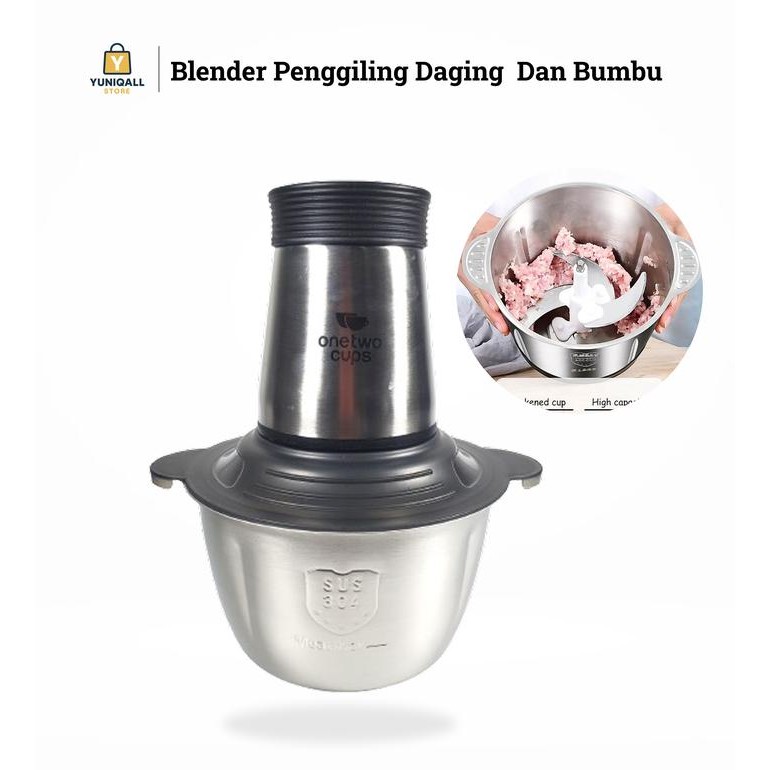 Jual YUNIQALL Blender Penggiling Daging Dan Bumbu Serbaguna Elektrik ...