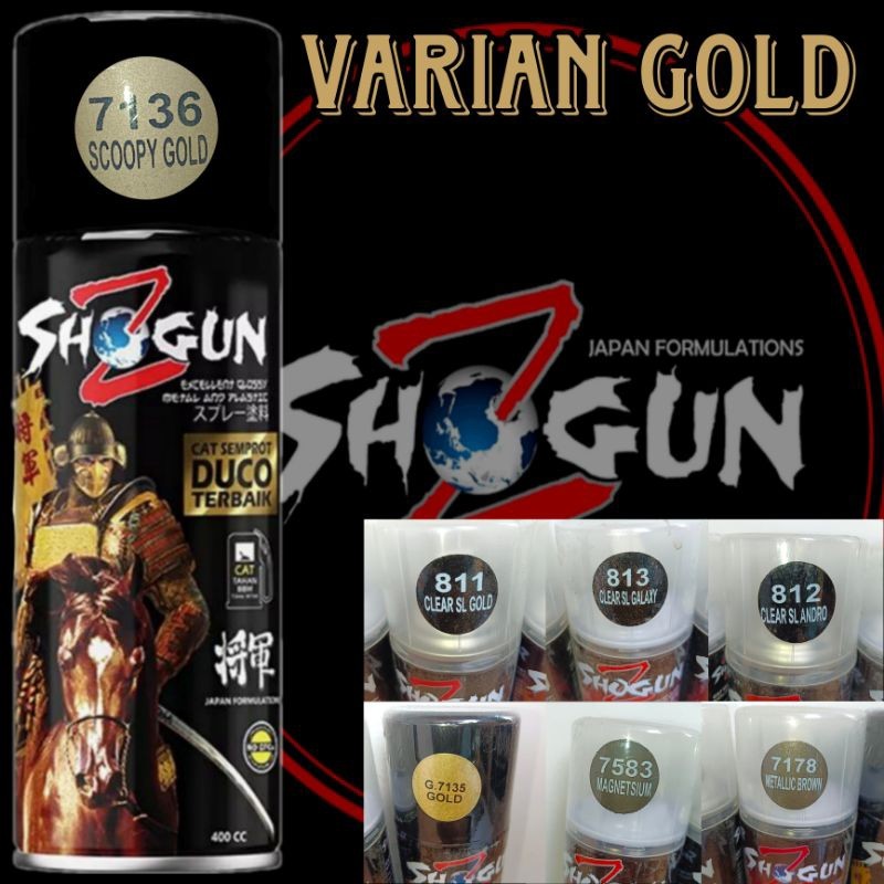 Jual shogunz varian gold VARIAN EMAS varian kuning varian yellow pilok ...