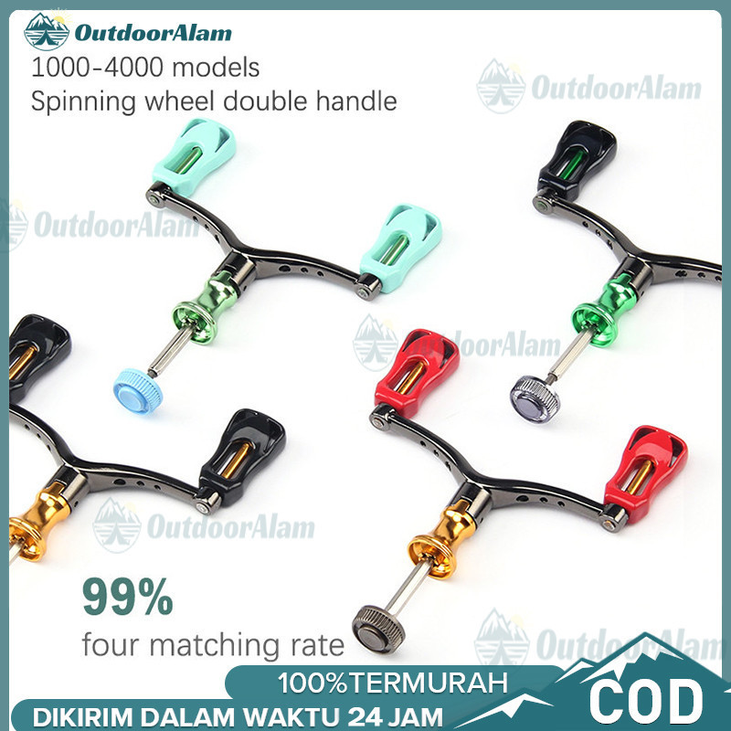 Jual DSP Twin Handle Spinning Aksesoris Reel Pancing / Gulungan ...