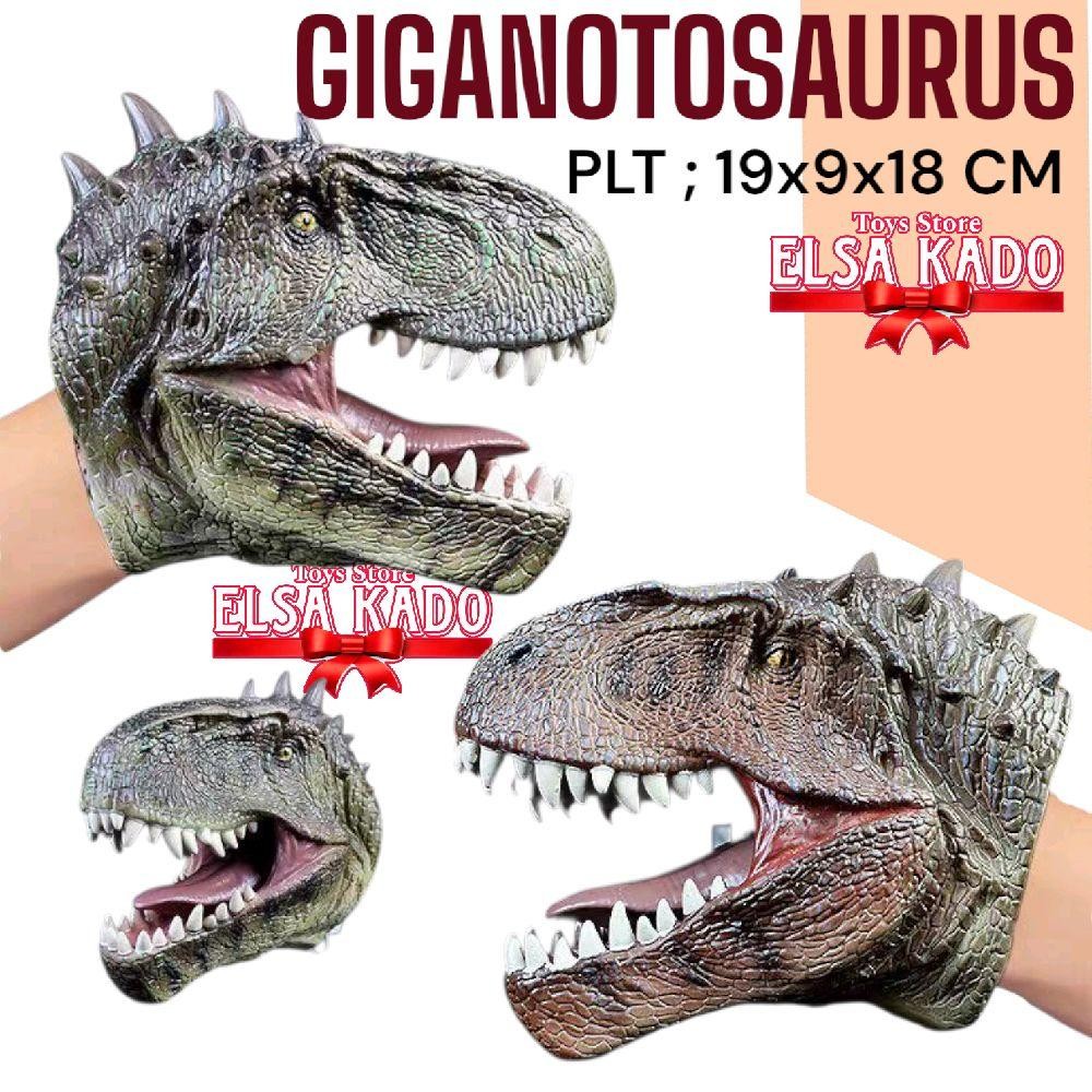 Jual Hand Puppet Dinosaurus Sarung Tangan Dino Giganotosaurus / Mainan ...
