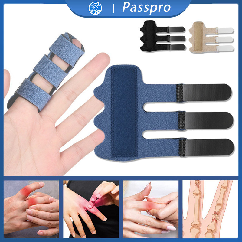 Jual Finger Splint 3 Band Jari Terapi Patah Tulang Korektor Jari ...