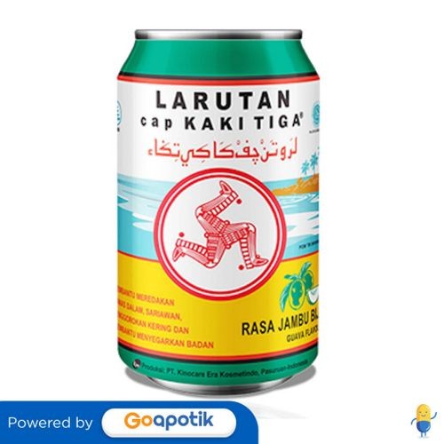 Jual Cap Kaki Tiga Larutan Penyegar Rasa Jambu Biji 320 Ml Kaleng | Shopee Indonesia
