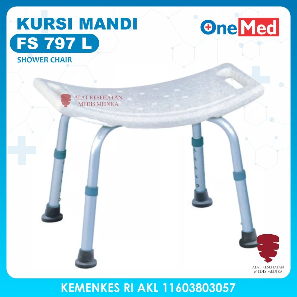 Jual Onemed FS797L Kursi Mandi Meja Bangku Pasien Bath Bench Shower ...