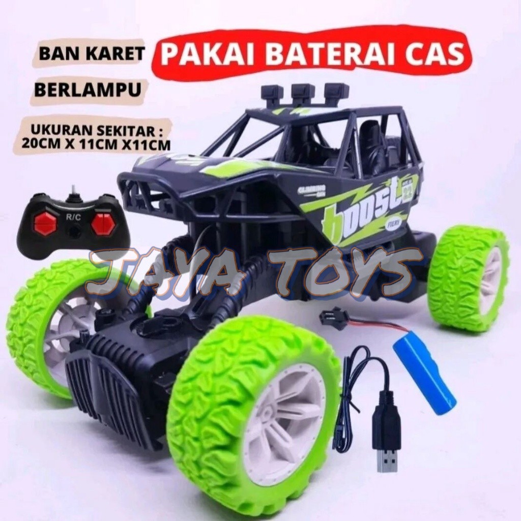 Jual Mainan Mobil Remote Control Jeep Offroad Climbing Car Rc Rock Crawler Monster Cross Baterai ...