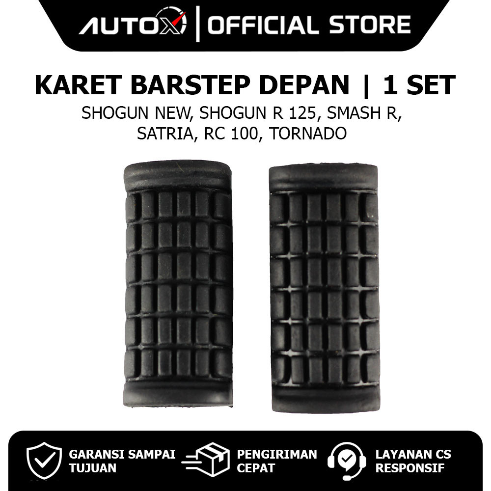 Jual Karet Barstep Depan Shogun 125 R New & Smash & Satria & Tornado ...