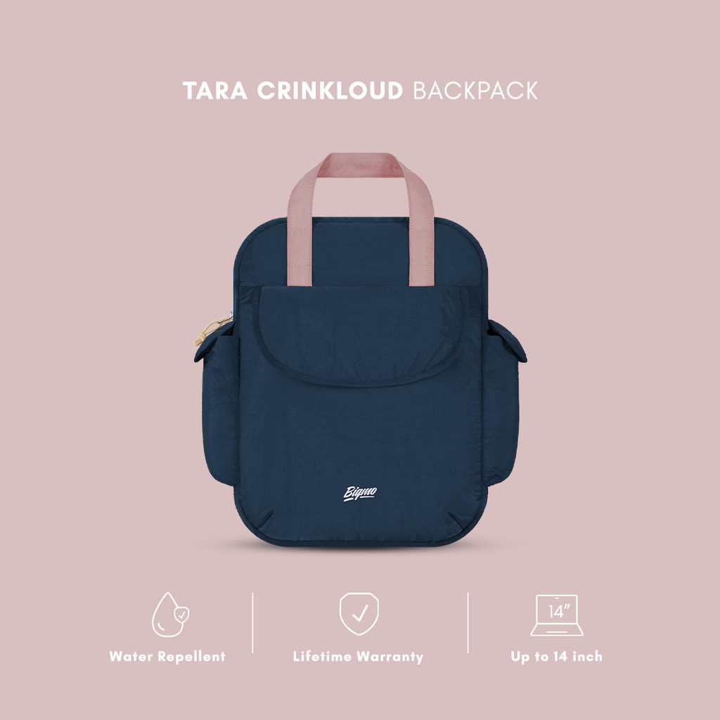 Jual Bigmo Tara Crinkloud Backpack | Shopee Indonesia
