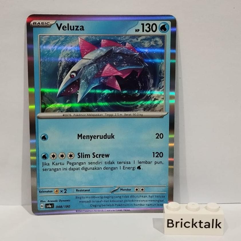 Jual Kartu Pokemon Veluza Holo SV4A Harta Berkilau | Shopee Indonesia