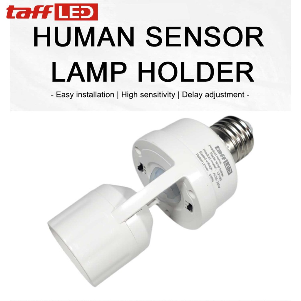 Jual Fitting Lampu Bohlam Sensor PIR Adjustable Timer 40W Soket E27 ...