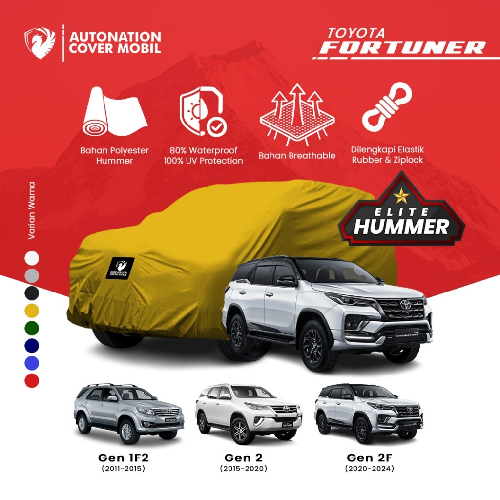 Jual Autonation Garage - Cover Mobil Toyota Fortuner Elite Hummer ...