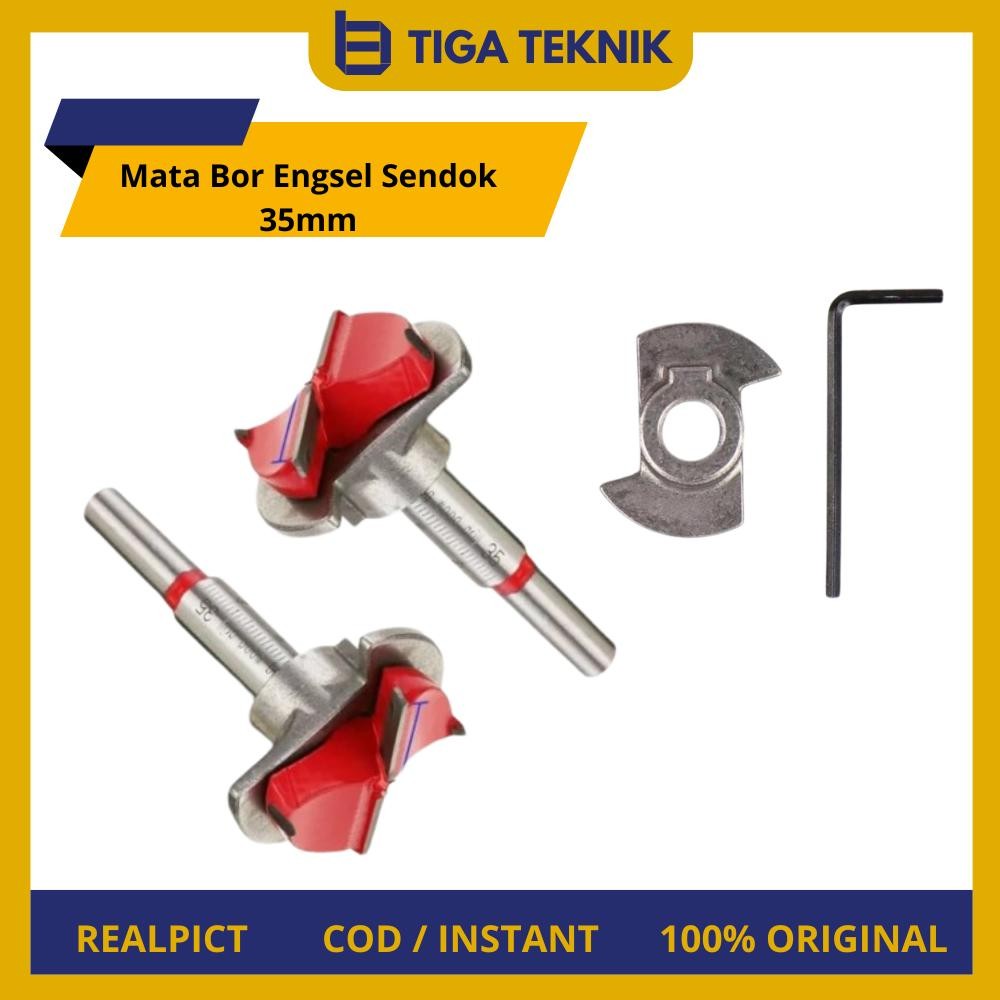 Jual Mata Bor Engsel Sendok 35mm Mata Bor Kayu Engsel Forstner Bit ...