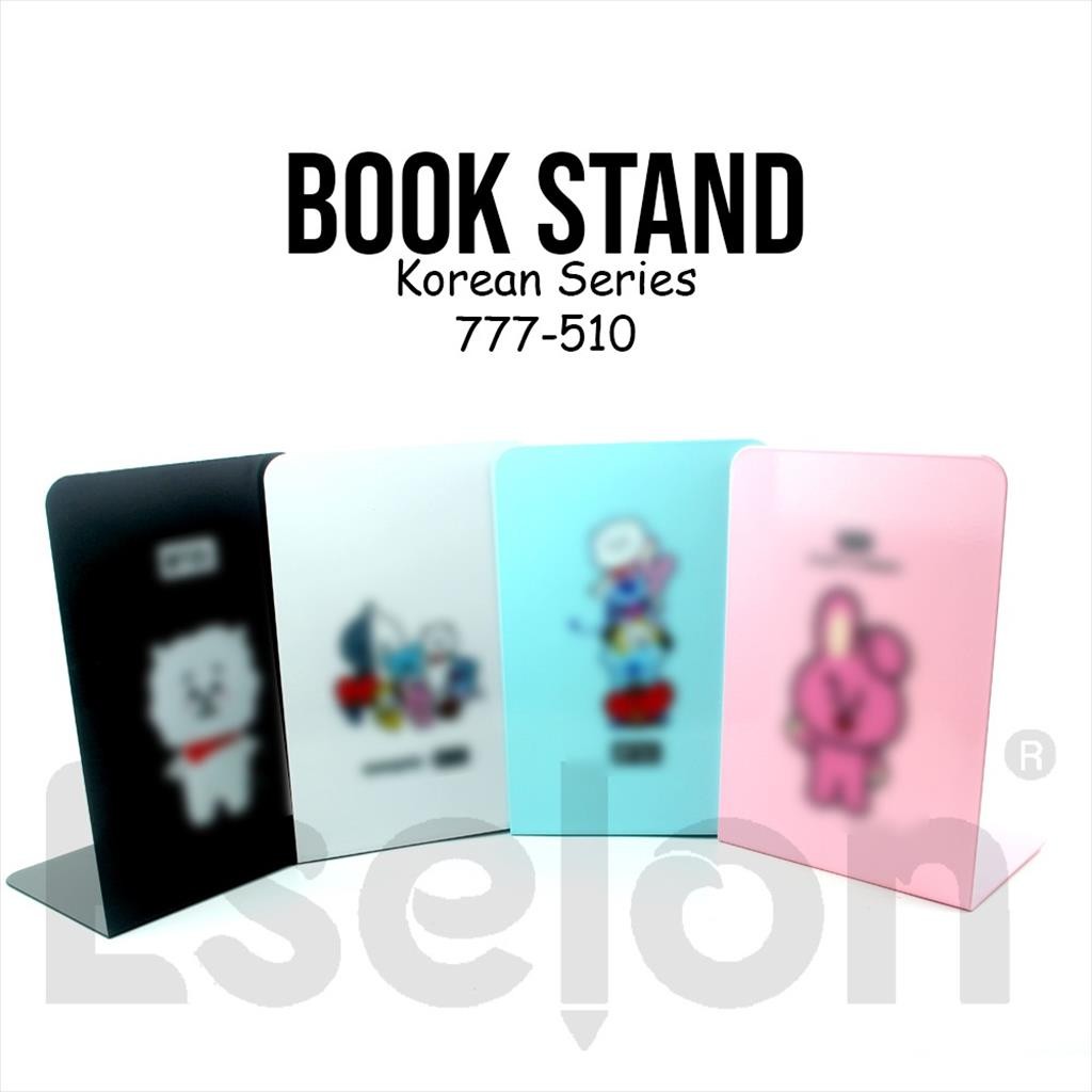 Jual 2pc Book Stand 510 Korean Series/ 1set Sandaran Buku / Book End ...
