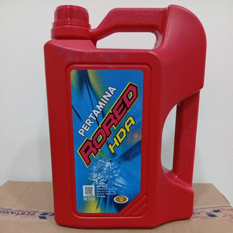 Jual Oli Pertamina Rored HDA SAE 90 4LITER Oli Rored Galon 4L Oli MTF ...