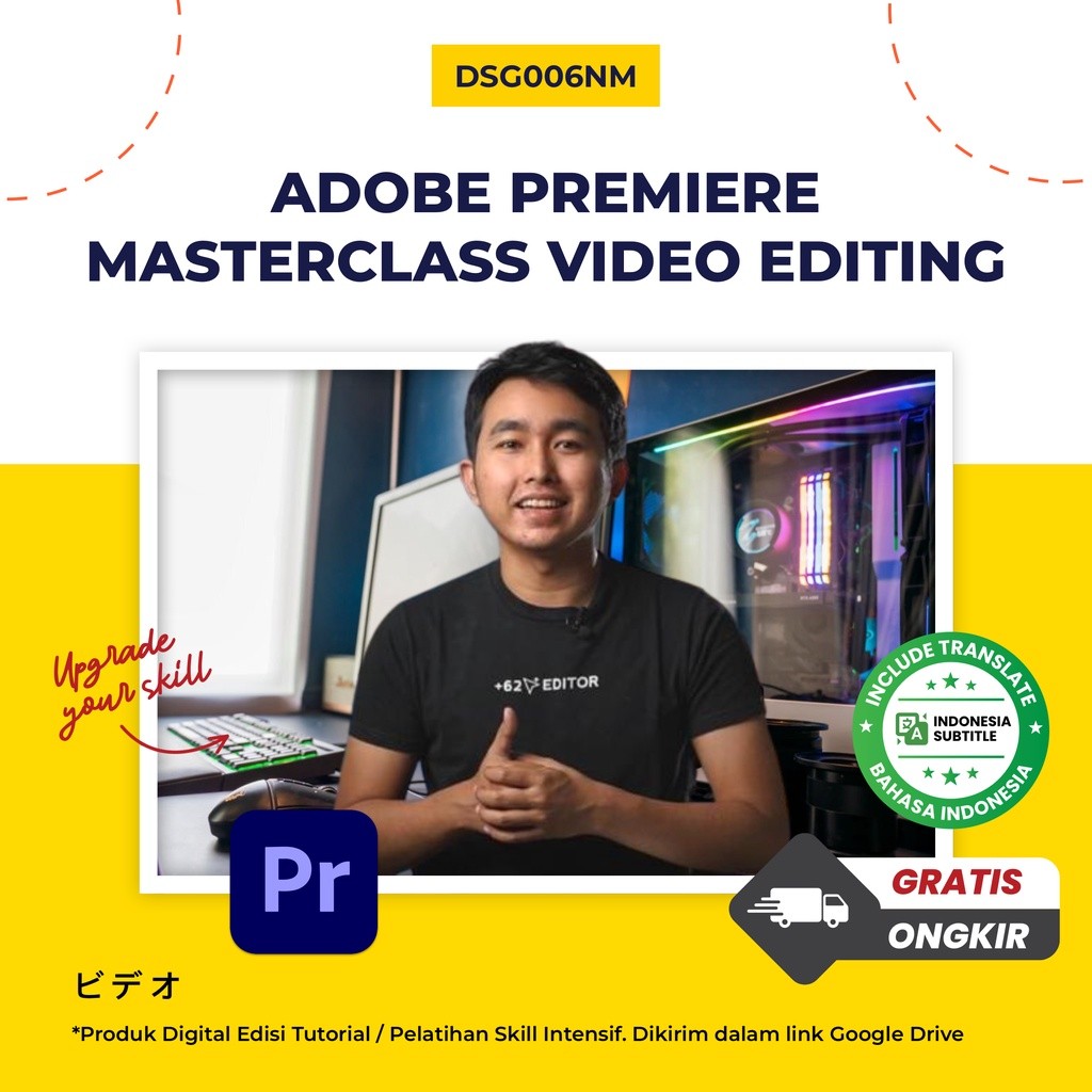 Jual Ecourse Adobe Premiere MasterClass Video Tutorial Editing Mastery FULL Premium + BONUS ...