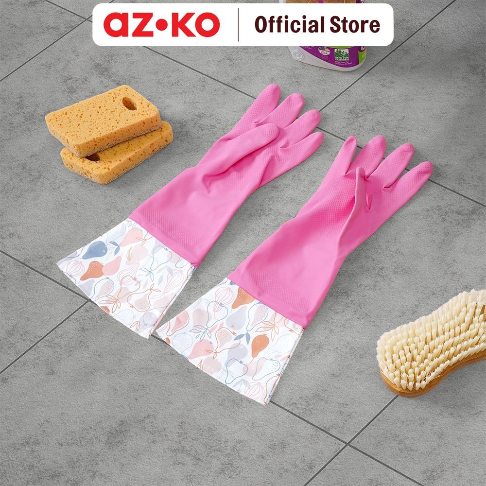 Jual AZKO Proclean Sarung Tangan Pembersih Karet Printed Rubber ...