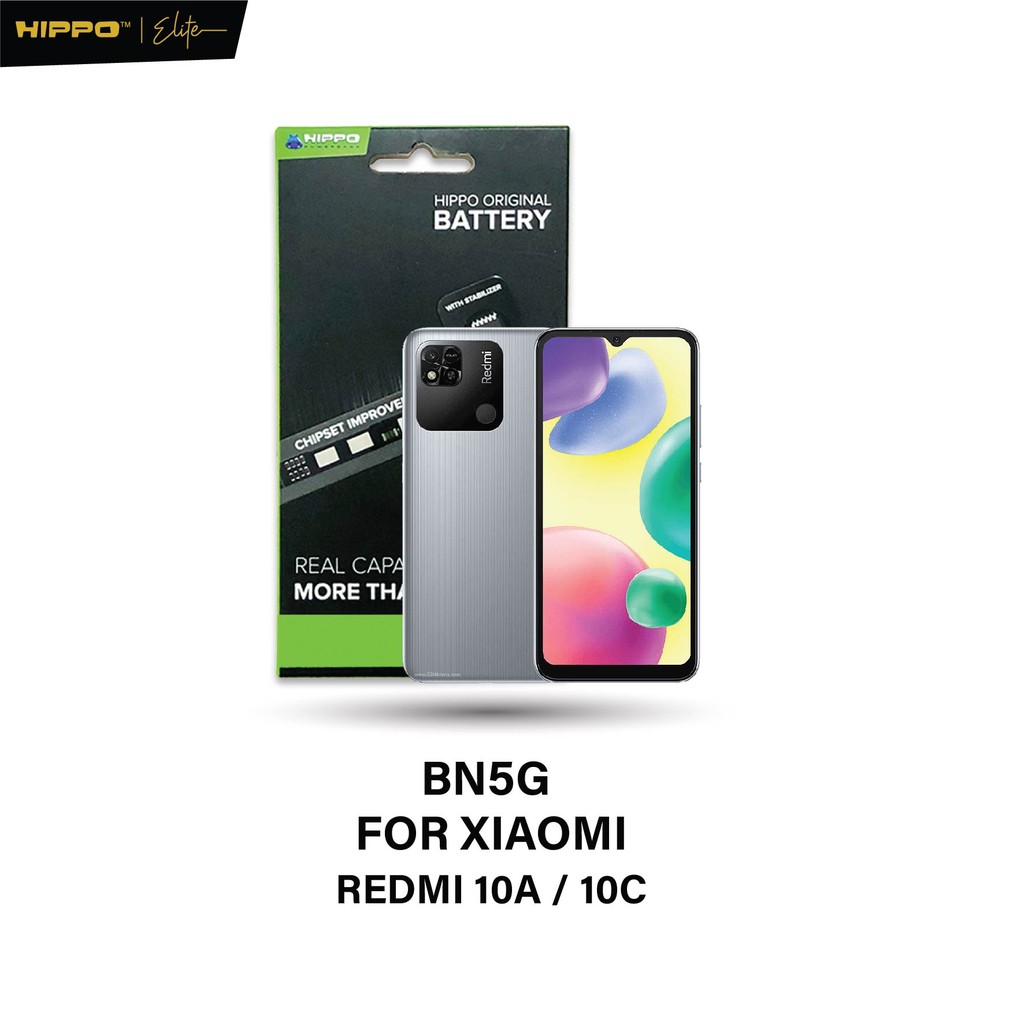 Jual Hippo Baterai Xiaomi BN5G Redmi 10A / 10C 5000mAh Battery Batere ...