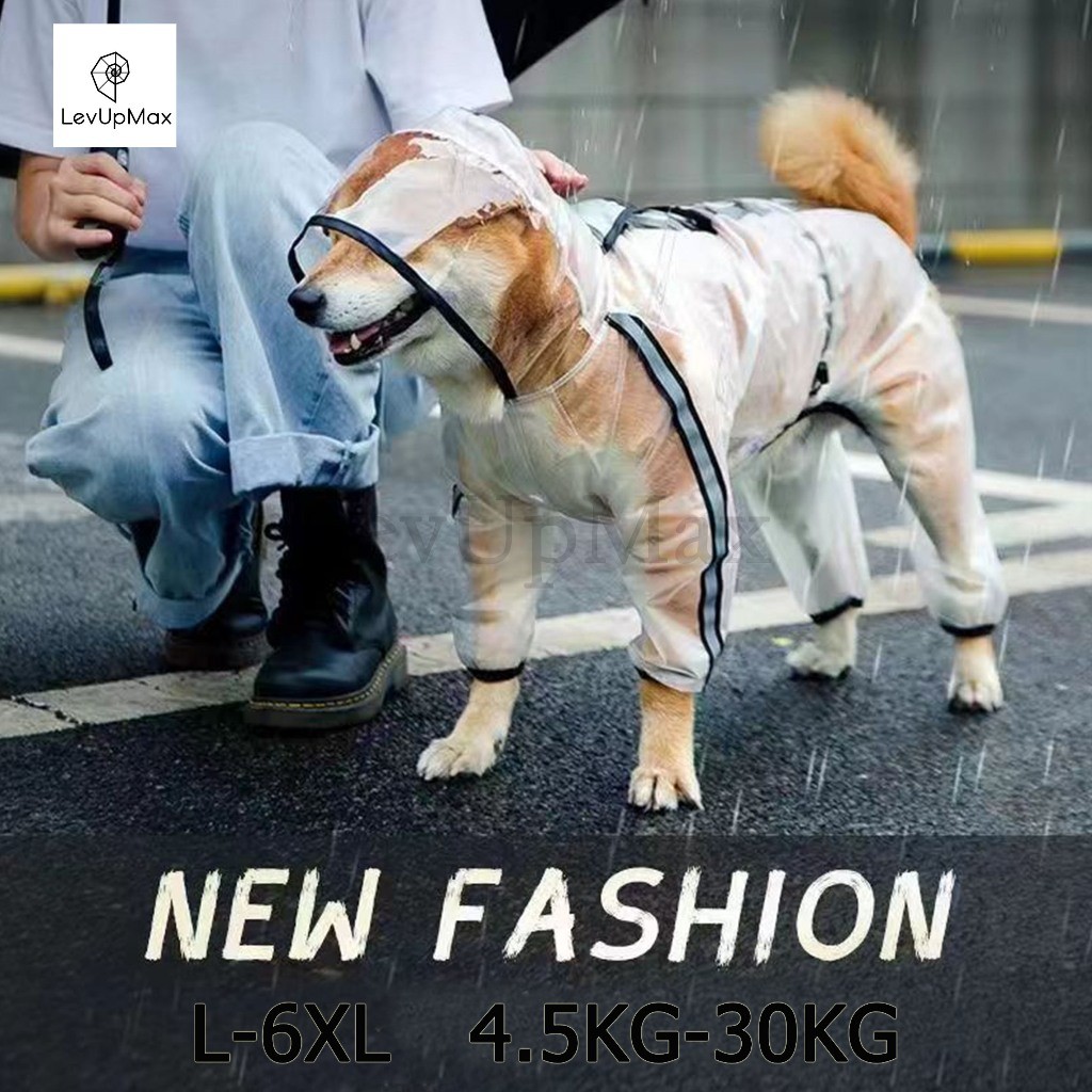 Jual Jas Hujan Hewan Anjing & Kucing ( XS - 7XL ) Baju Anti Air Pet Dog ...