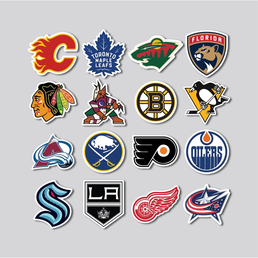 Jual Sticker Pack Nhl Team (hockey) | Sticker Tumblr | Stiker Laptop ...
