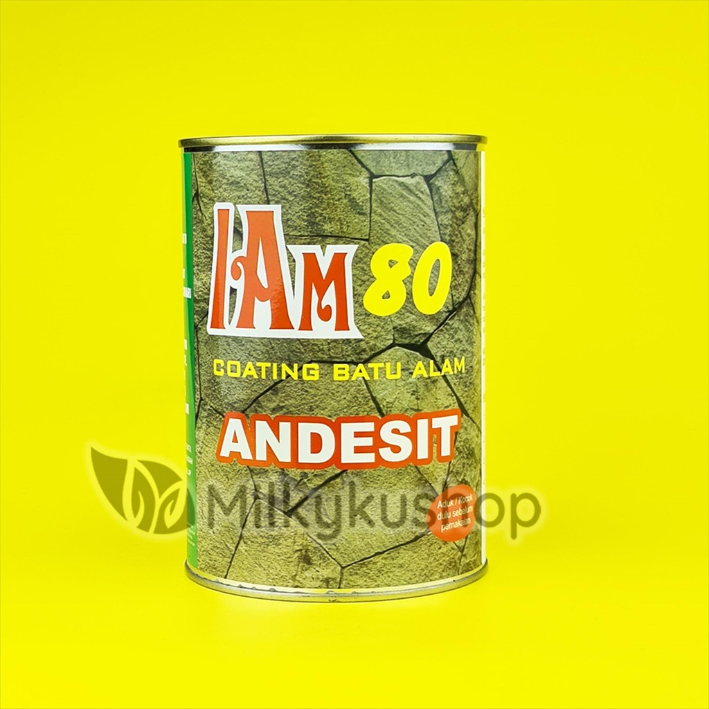 Jual COATING BATU ALAM AM 80 ANDESIT 850 ML PERNIS CAT PELAPIS | Shopee ...