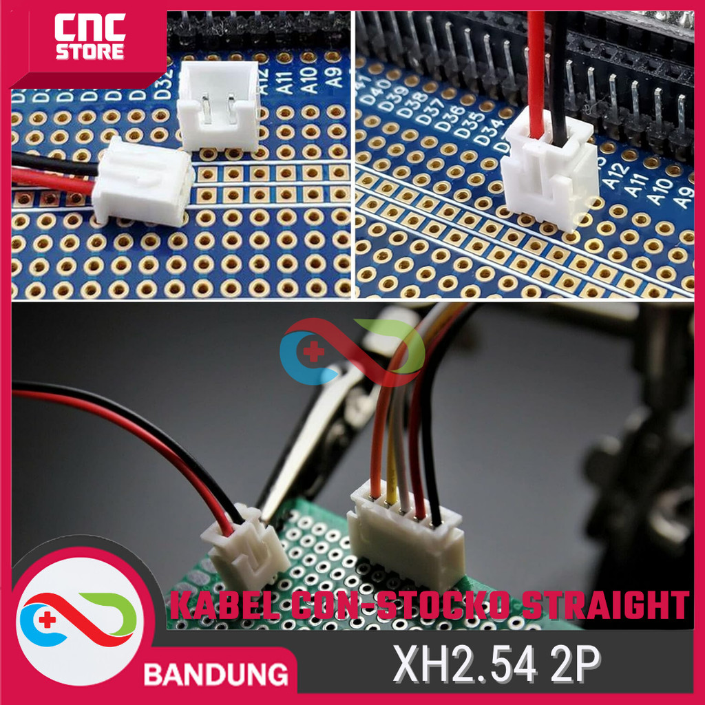 Jual Connector XH2.54 2P Pin Female 10CM Kabel JST 2.54mm Socket Con Stocko | Shopee Indonesia