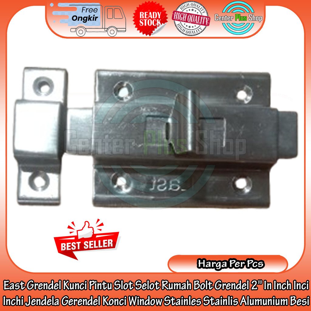 Jual East Grendel Kunci Slot Pintu Jendela 2" In Inch Inci Inchi Selot ...