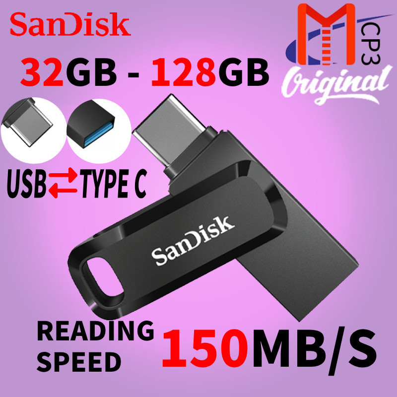 Jual Sandisk Flashdisk OTG Type C hp 32GB 64GB 128GB SanDisk Dual Drive ...