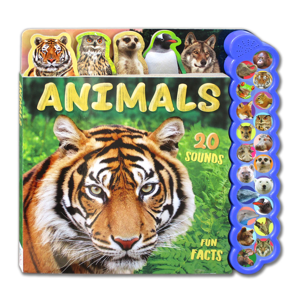 Jual ANIMALS Tabbed Sound Board Book With 20 Sounds and Fun Facts ...