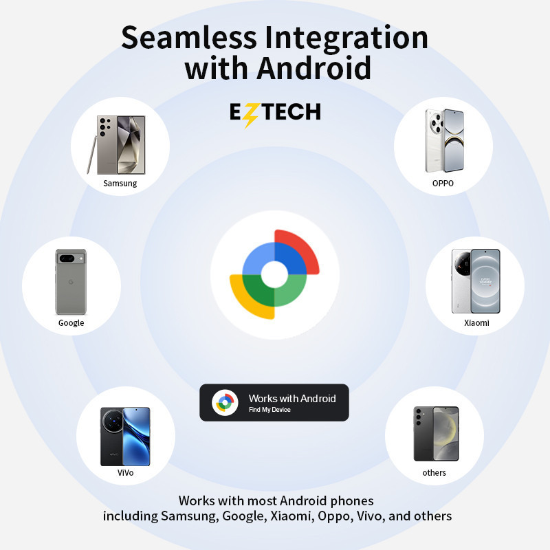 Jual [ KHUSUS ANDROID ] Smart Tag T1 Global Location Tracker With Google Find My Device ...
