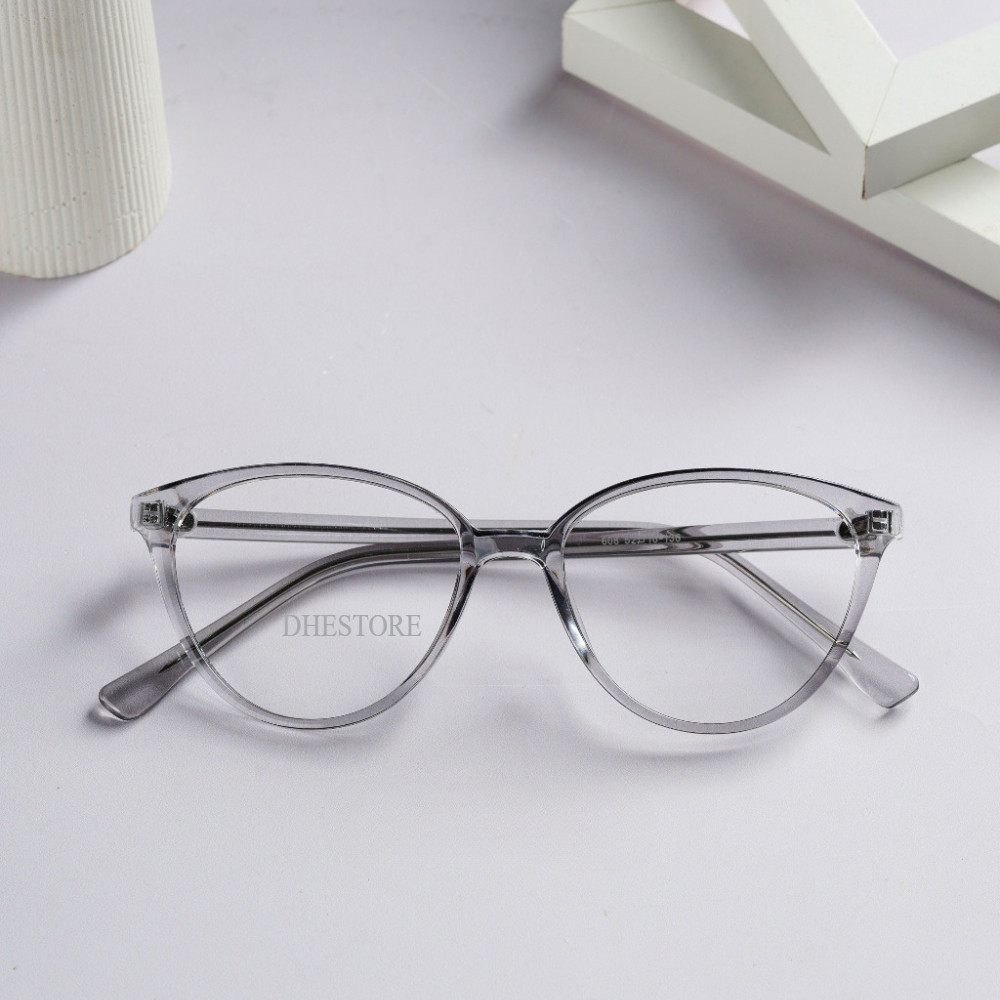 Jual Frame Kacamata Wanita Cat Eye 608 Photocromic Antiradiasi Lensa ...