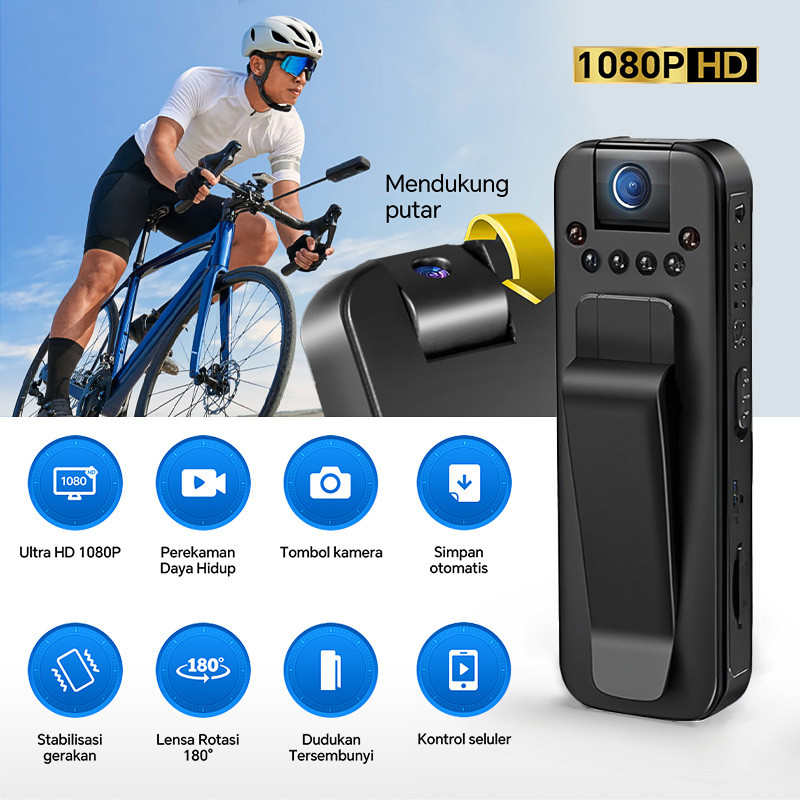 Jual MISENI Mini Kamera Cctv HD 1920P 180° Mini Camcorder Dash Cam ...
