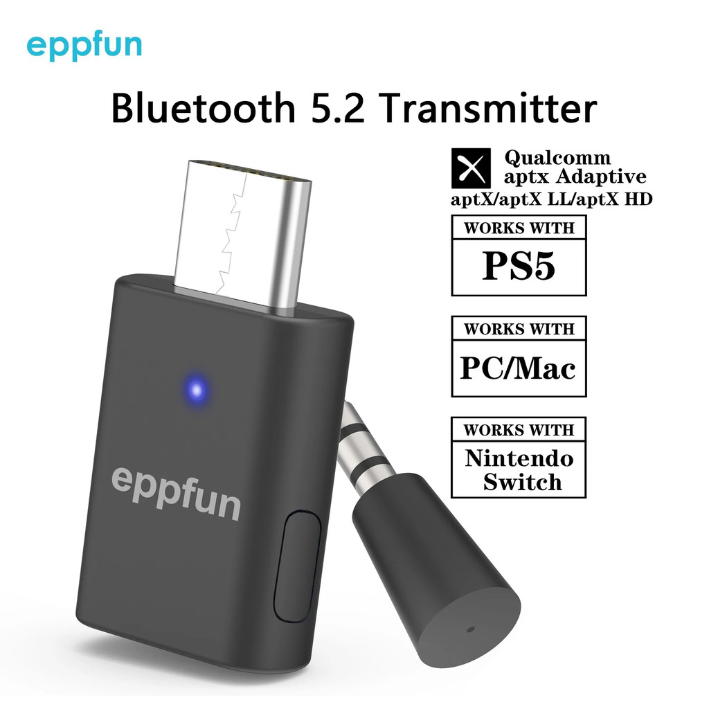 Jual eppfun AK3040 Pro USB C Bluetooth 5.2 Qualcomm aptX-HD/LL/Adaptive ...