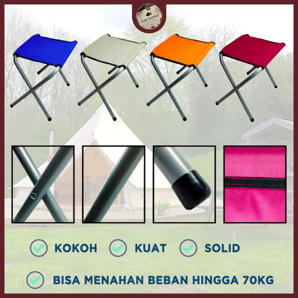 Jual KK Kursi Lipat Portable Kursi Mini Outdoor | Shopee Indonesia