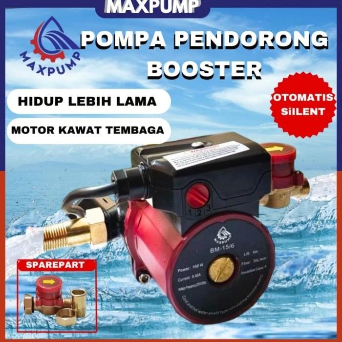 Jual POMPA PENDORONG / POMPA BOOSTER OTOMATIS SILENT + FLOW SWITCH SATU SET | Shopee Indonesia