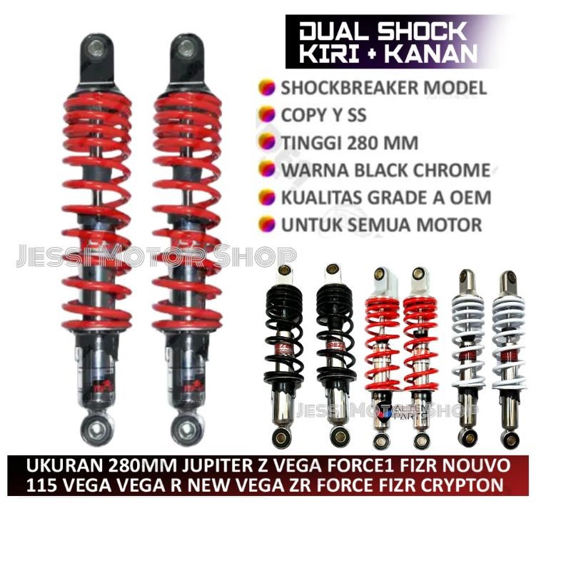 Jual (Murah)Shockbreakers Top Up Copy YSS Shock Belakang Motor Bebek 1set Non Tabung Jupiter Z ...