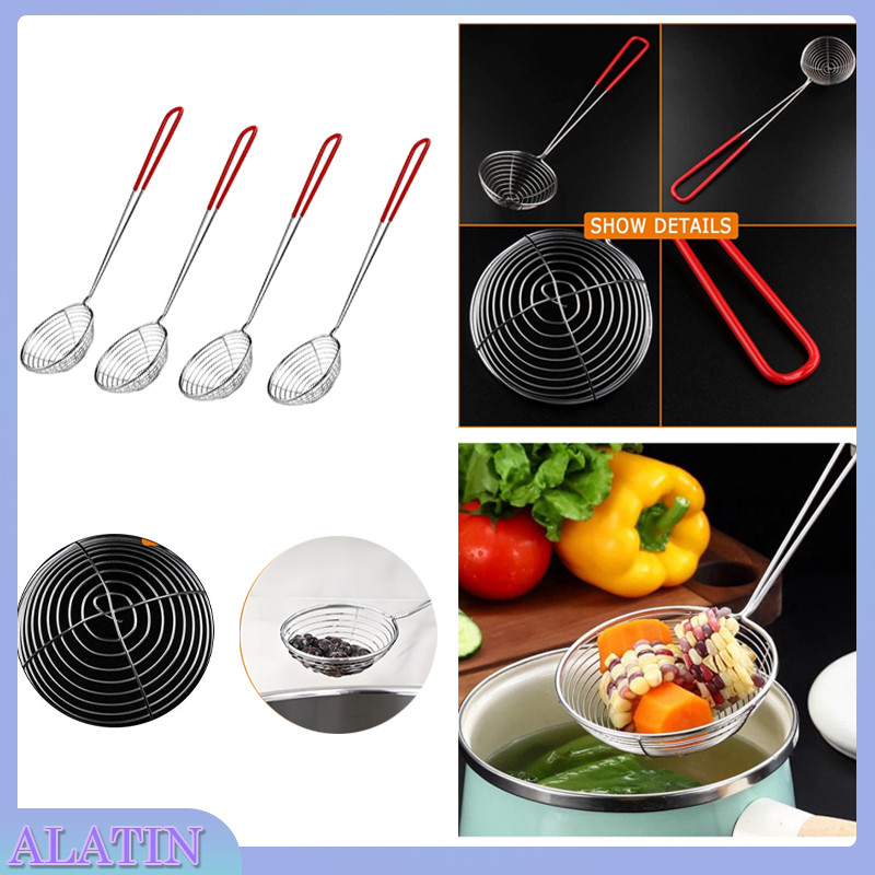 Jual Saringan Sendok Boba Topping Pearl Bubble Stainless Steel Anti ...