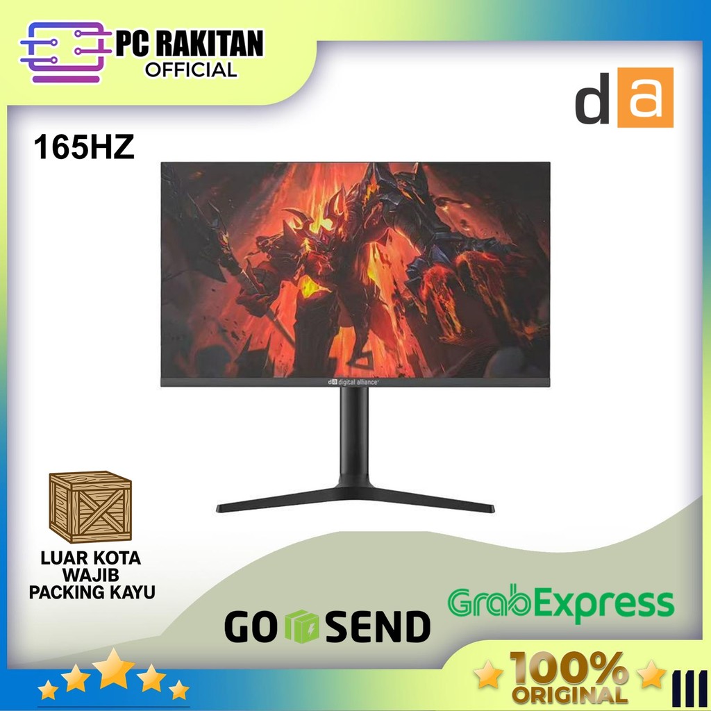 Jual DIGITAL ALLIANCE LED MONITOR IPS PANEL 32 INCH 2K 165HZ BLACK ...
