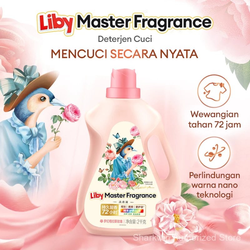 Jual LIBY Deterjen Cair Laundry Liquid Detergent Botol (2L) - Penghilang Noda, Pelindung Warna ...